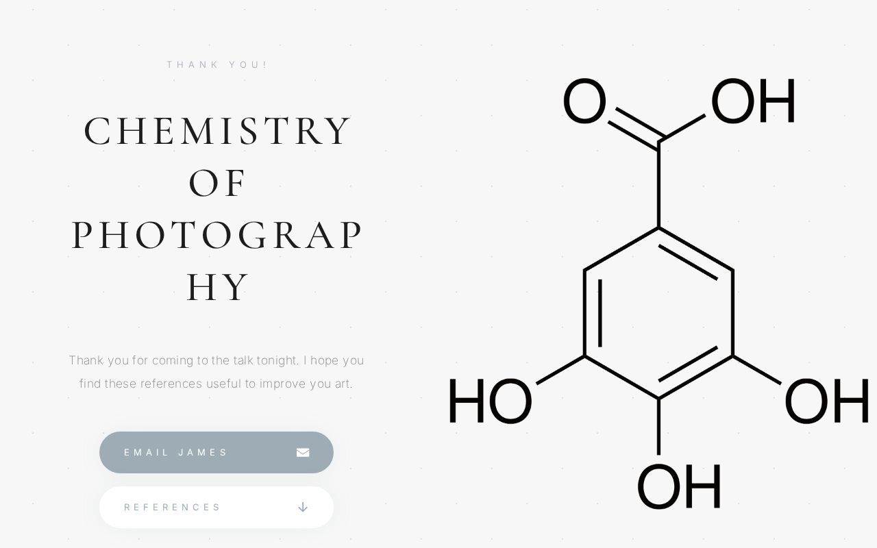 Chemistry of Photography
